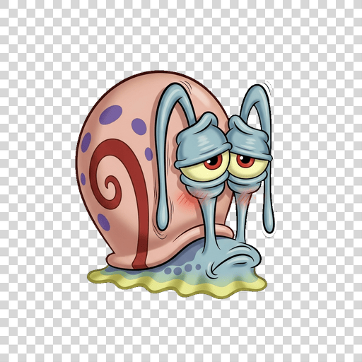 Gary the Snail Ashamed png Image For Free Download