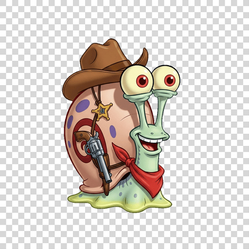 Gary the Snail Cowboy png Image For Free Download