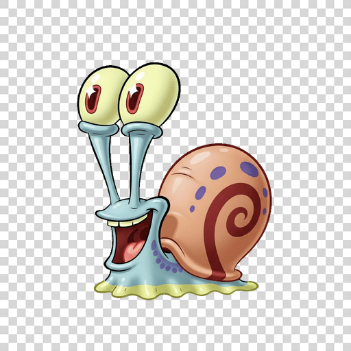 Gary the Snail Happy png Image For Free Download