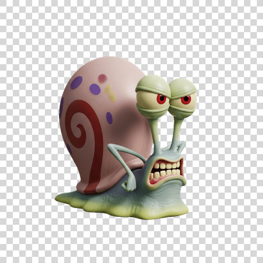 Gary the Snail Hateful 3D png Image For Free Download