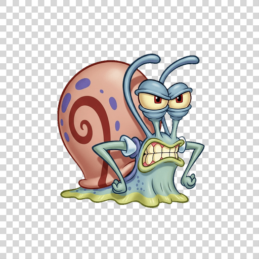 Gary the Snail Hateful png Image For Free Download