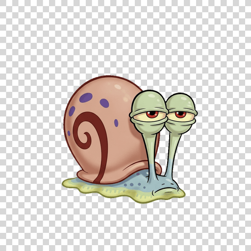 Gary the Snail Neutral png Image For Free Download