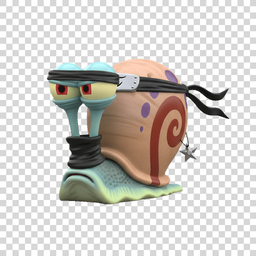 Gary the Snail Ninja 3D png Image For Free Download