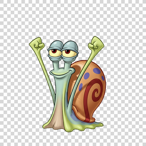 Gary the Snail Proud png Image For Free Download