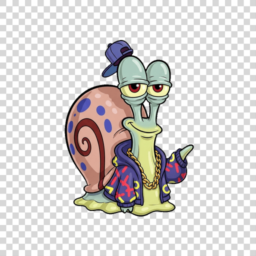 Gary the Snail Rapper png Image For Free Download