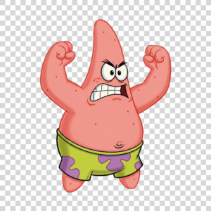 Patrick Star Angry png Image For Free Download