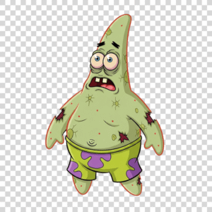 Patrick Star Zombie png Image For Free Download