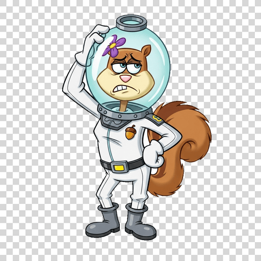 Sandy Cheeks Confused png Image For Free Download