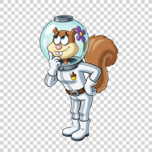 Sandy Cheeks Curious png Image For Free Download