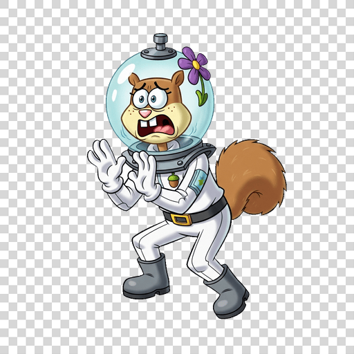 Sandy Cheeks Fearful png Image For Free Download