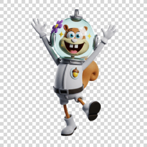 Sandy Cheeks Happy 3D png Image For Free Download