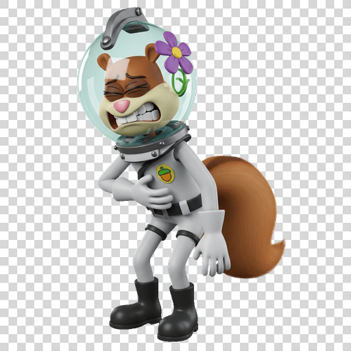 Sandy Cheeks In Pain 3D png Image For Free Download