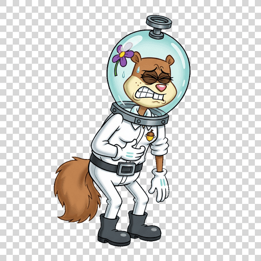 Sandy Cheeks In Pain png Image For Free Download