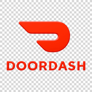 Transparent doordash logo png high resolution