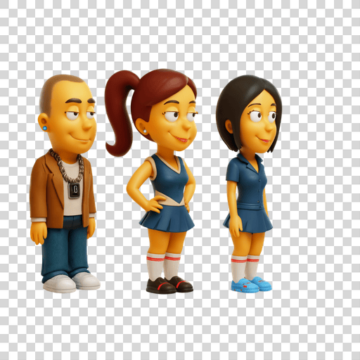 GoAnimate Caillou Gets Gounded Characters 3D PNG – Transparent Download