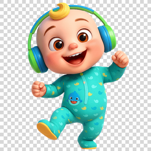 JJ Cocomelon 3D PNG – Free HD Download