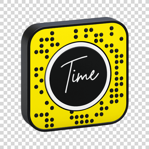 Snapchat Time Filter 3D PNG – Free Transparent File