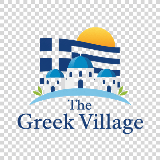 The Greek Village Logo PNG – Free Transparent Image