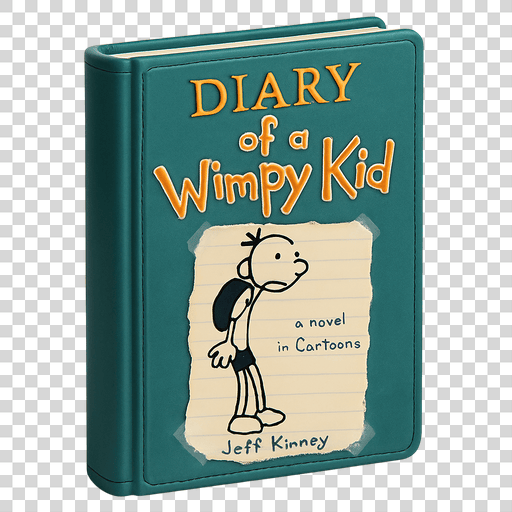 Transparent Diary of a Wimpy Kid 3D PNG – Free Download