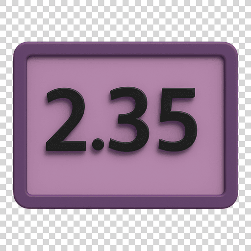 Cinemascope 2.35 PNG – Free HD Transparent Frame