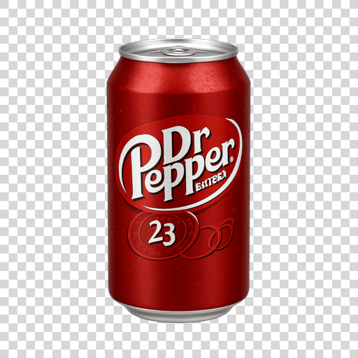 Dr Pepper PNG – Transparent Soda Bottle and Logo Render