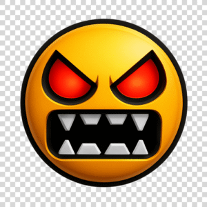 Geometry Dash Insane Face PNG – Free HD Transparent File