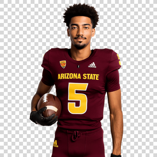 Jayden Daniels PNG – Transparent Football Player Render