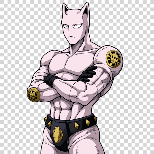 Killer Queen PNG – Transparent JoJo Stand Render