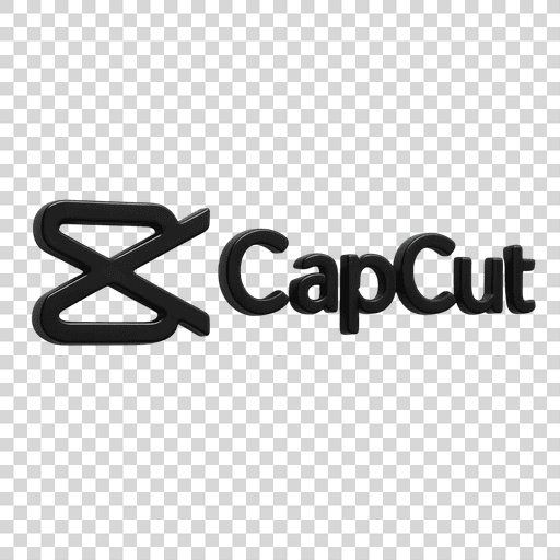 Logo de capcut png for digital projects