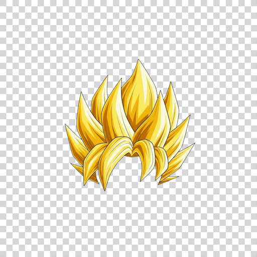 Vegeta Hair PNG – Transparent Dragon Ball Z Hairstyle