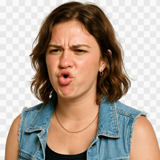 hawk tuah girl png clipart – Free HD File