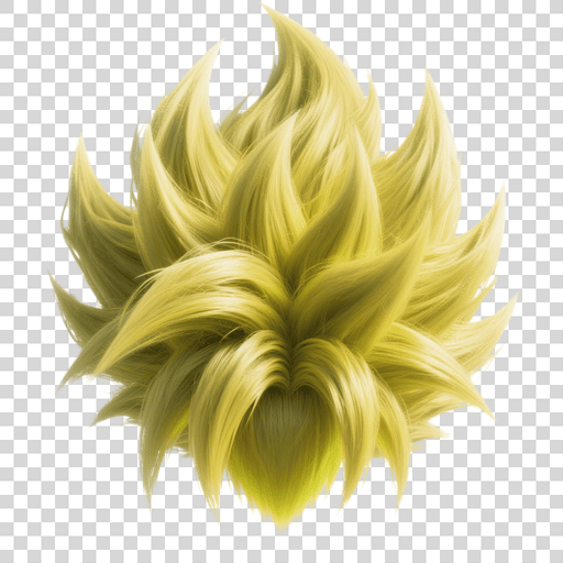 Broly Hair PNG – Transparent Dragon Ball Character Hair