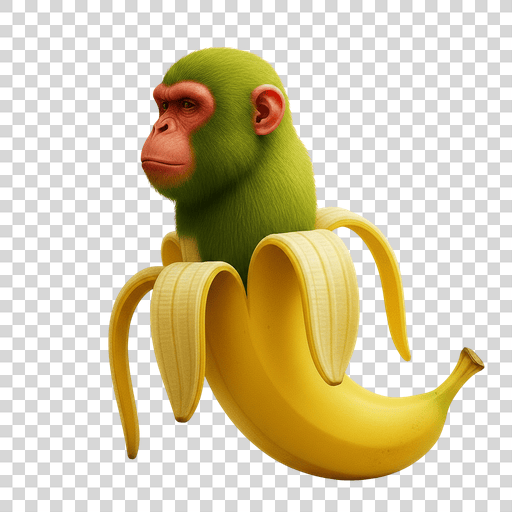 Chimpanzini Bananini PNG – Transparent Meme Character Render