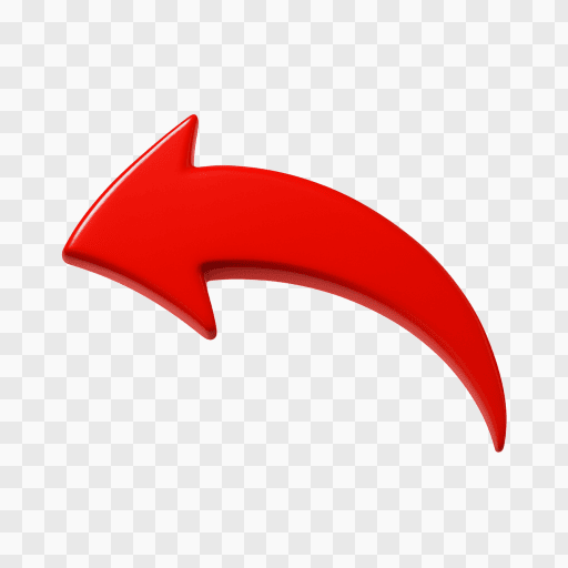 Clickbait red circle and arrow png transparent