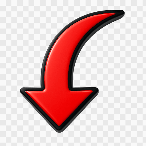 Clickbait red circle and arrow png for youtube