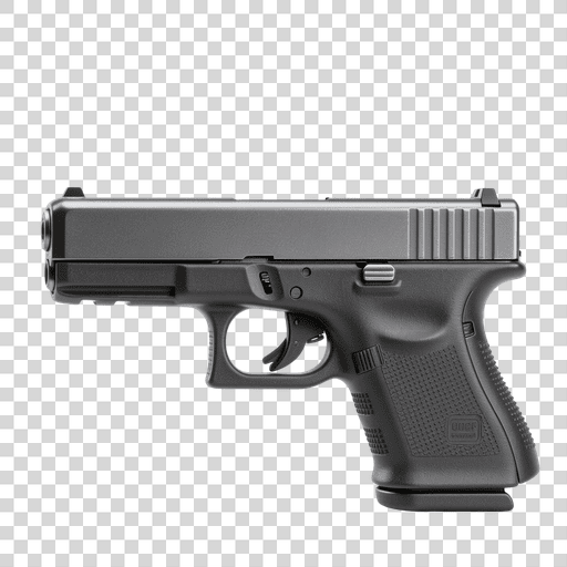 Glock PNG – Transparent Firearm Render