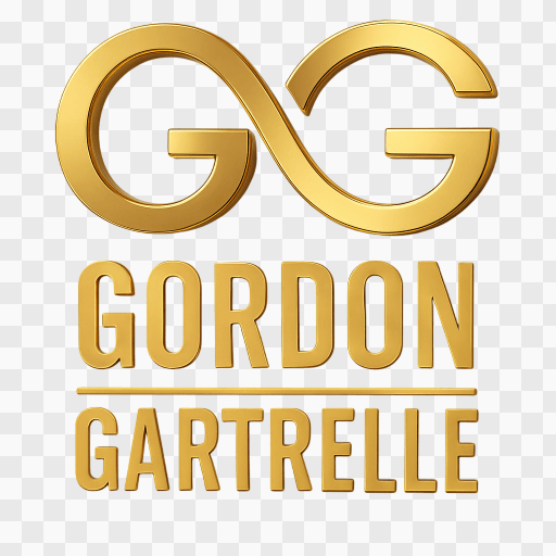 Gordon Gartrelle Logo 3D Golden PNG