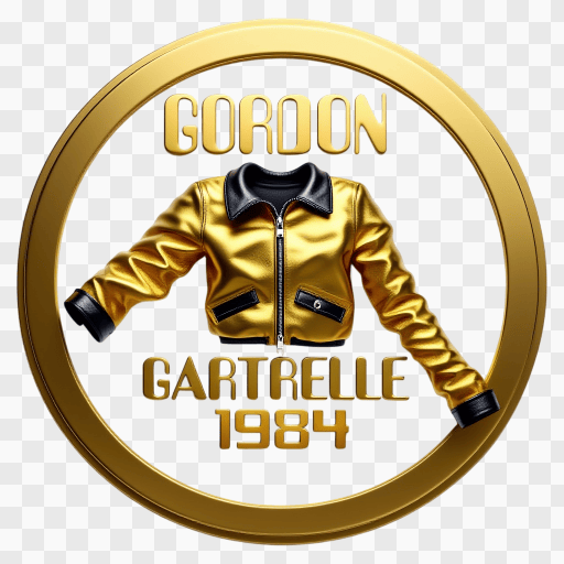 Gordon Gartrelle Logo Premium Golden PNG