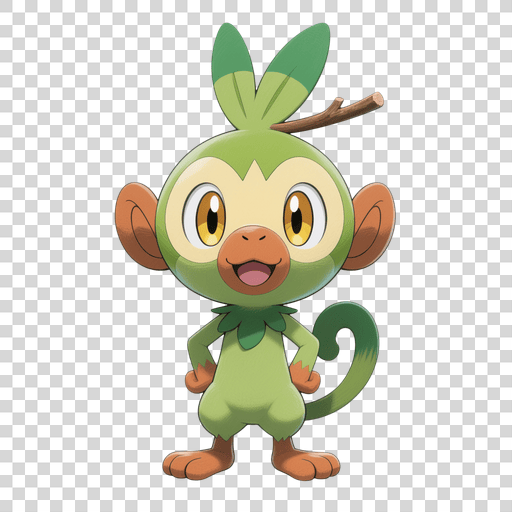 Grookey PNG – Transparent Pokémon Character Render