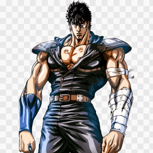 Raoh Fist of the North Star Arcade PNG – Transparent Game Character Render