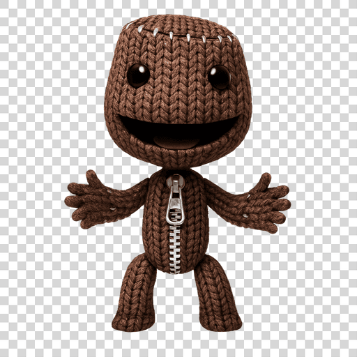 Sackboy PNG – Transparent LittleBigPlanet Character