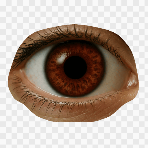 Weirdcore Eye PNG – Transparent Surreal Aesthetic Design