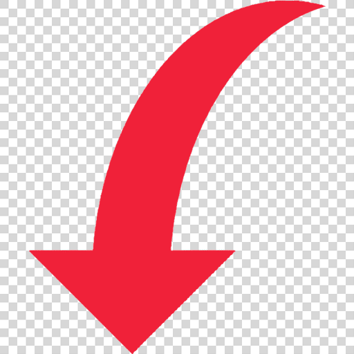 clickbait arrow png – Bold Transparent Arrow for Thumbnails