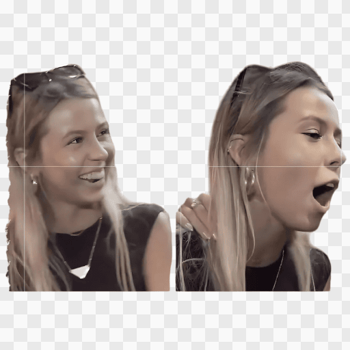 hawk tuah girl png edit – Free Transparent File