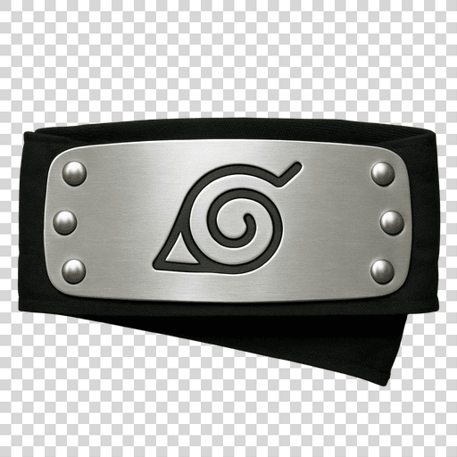 naruto headband png – Transparent Ninja Accessory Render
