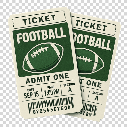 png football tickets – Transparent Game Ticket Graphics