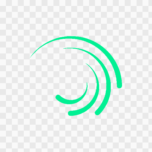 Apk alight motion logo png isolated