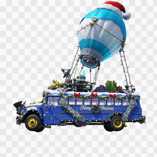 Fortnite Battle Bus PNG – Free Transparent Download