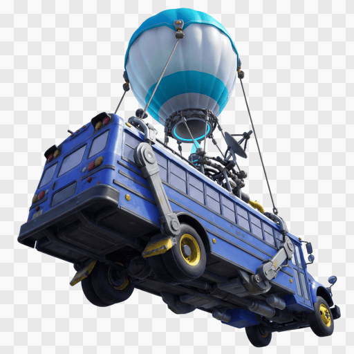 Fortnite Battle Bus PNG – Free Transparent Download