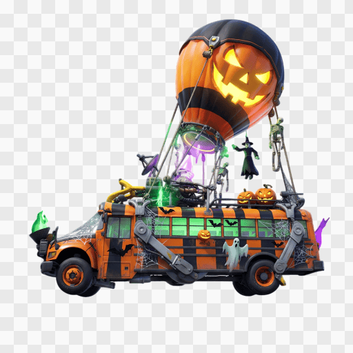 Fortnite Battle Bus PNG – Free Transparent Download